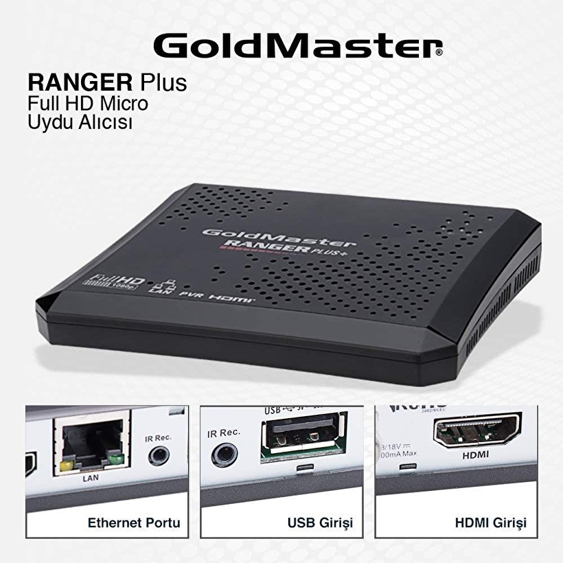 Goldmaster Ranger Plus Full HD PVR Uydu Alıcısı Fiyatları ve Modelleri ...