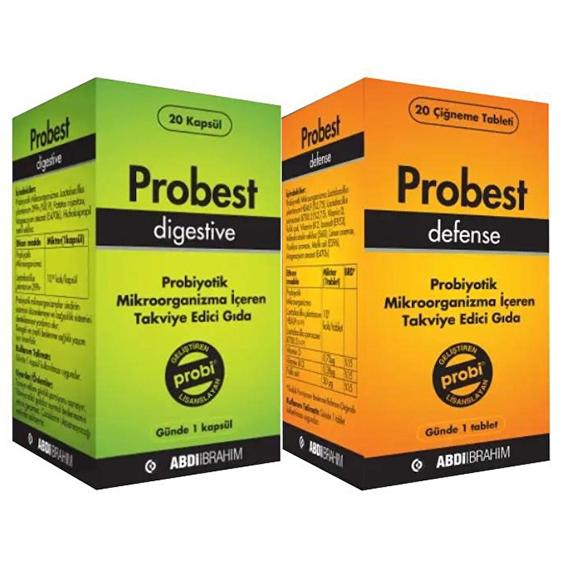 Probest Digestive + Probest Defense Avantajlı Probiyotik Paketi ...