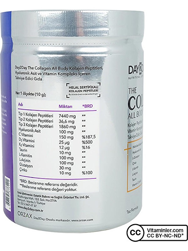 DAY2DAY The Collagen All Body 300 gr Fiyatları ve Modelleri - Pazarama